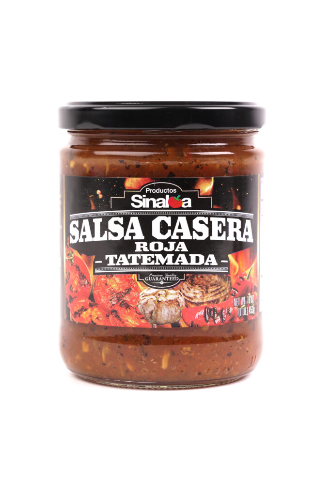 SALSA CASERA ROJA TATEMADA - Salsas Sinaloa
